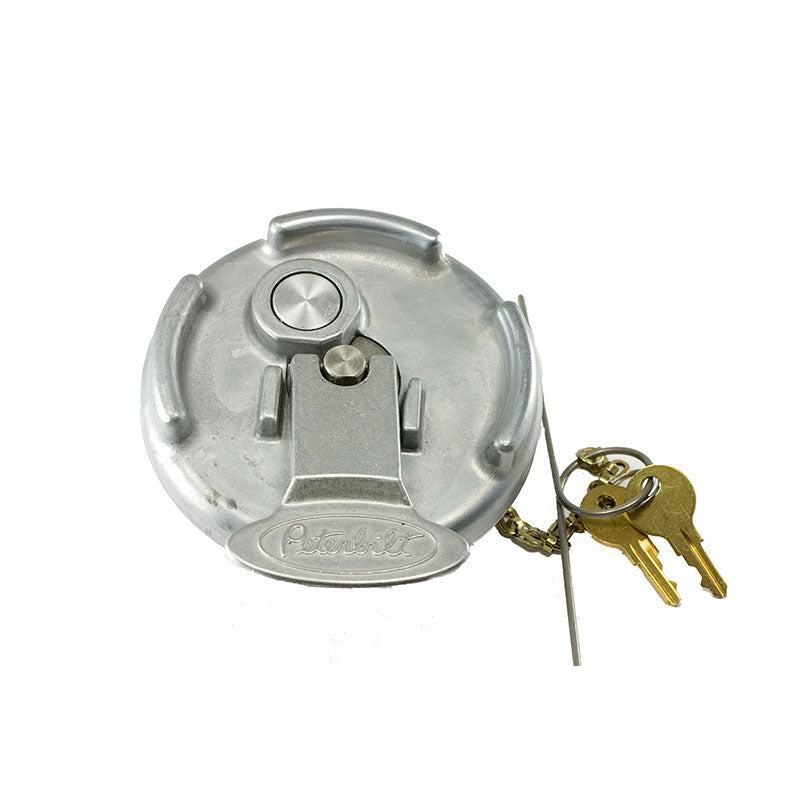 PETERBILT CAP-FUEL LOCKING WITH PETERBILT LOGO – Ohio Peterbilt